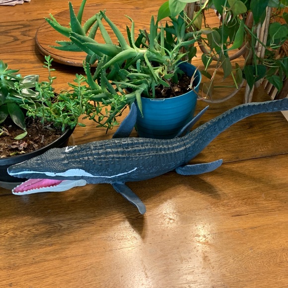 Mattel | Toys | Mattel Jurassic Park Mosasaurs Dinosaur Figure 28 ...